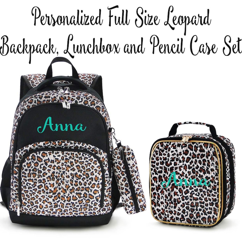 Cheetah Print Backpack - Etsy