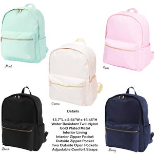 Personalized Backpack / Custom Patch Letter Backpack / Varsity Letter ...