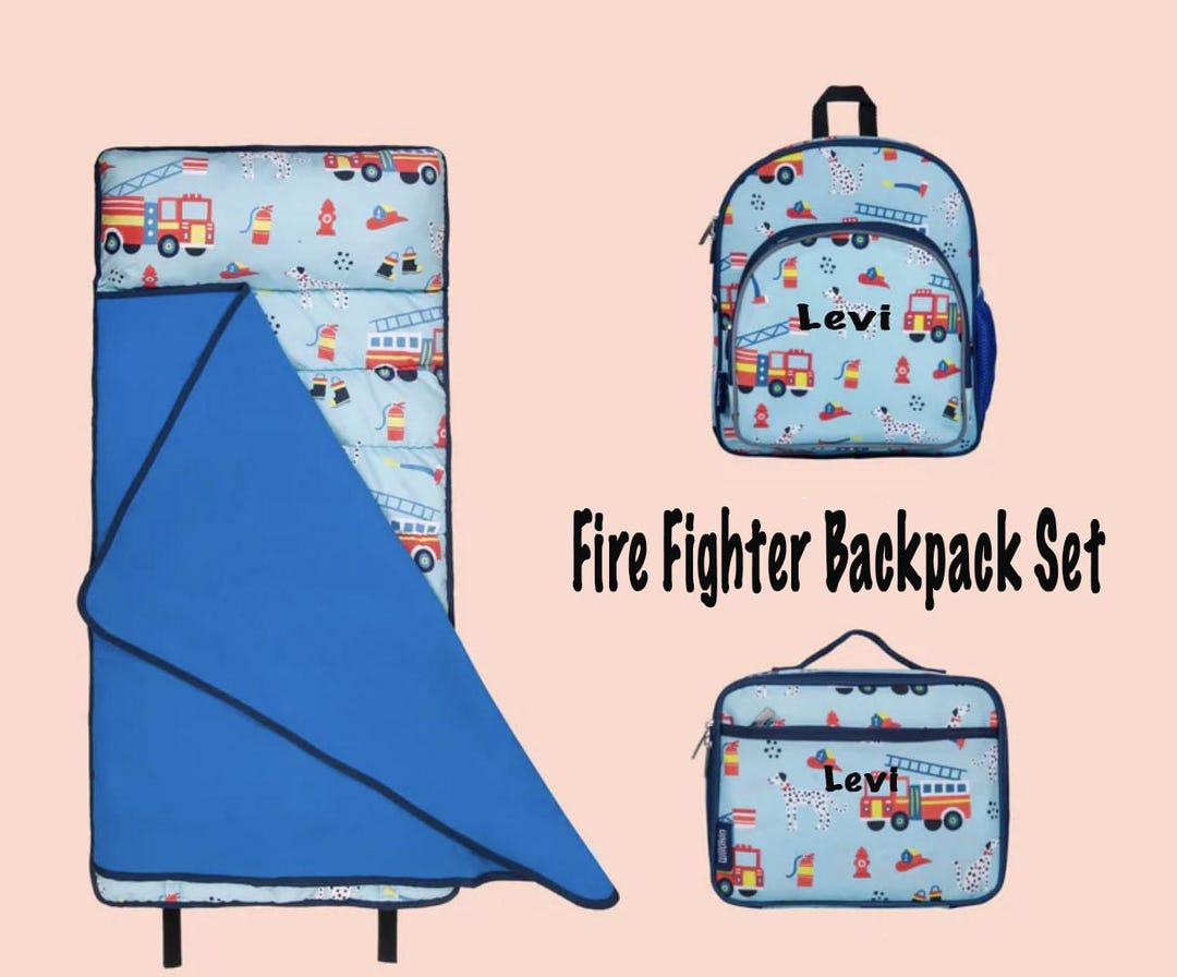 Personalized Backpack, Lunchbox and Nap Mat Set / Monogrammed Backpack ...