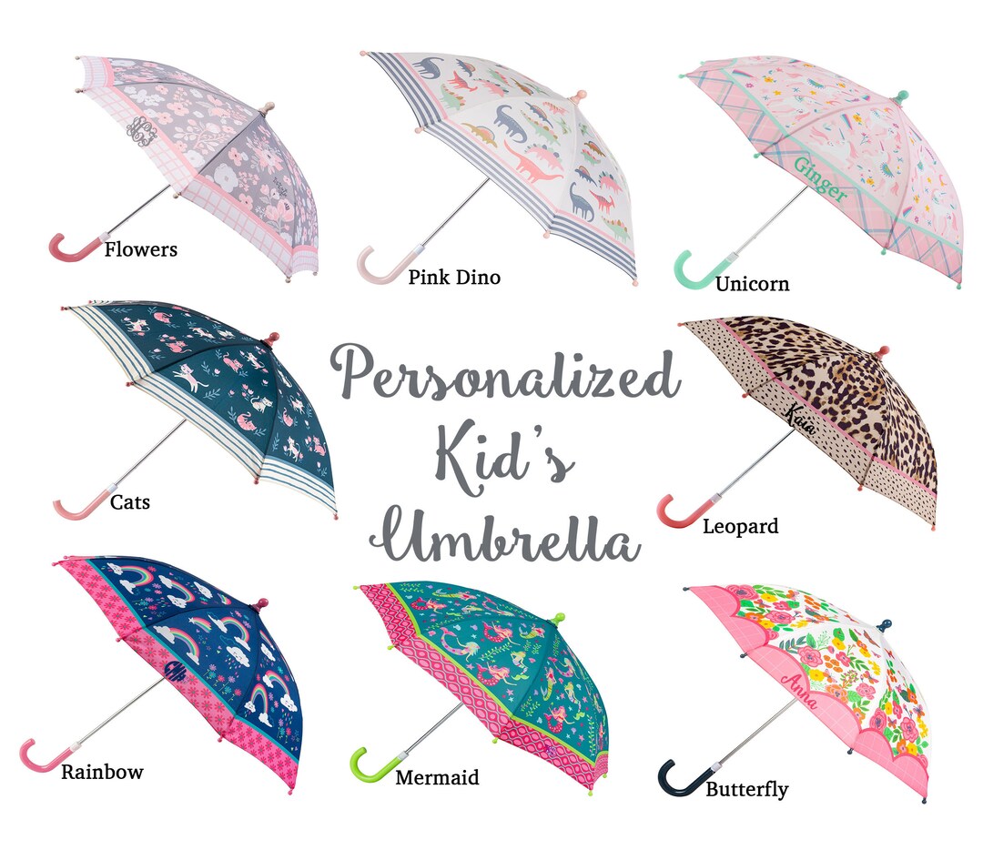 Personalized Umbrella / Monogrammed Kid's Umbrella / Rainy Day ...