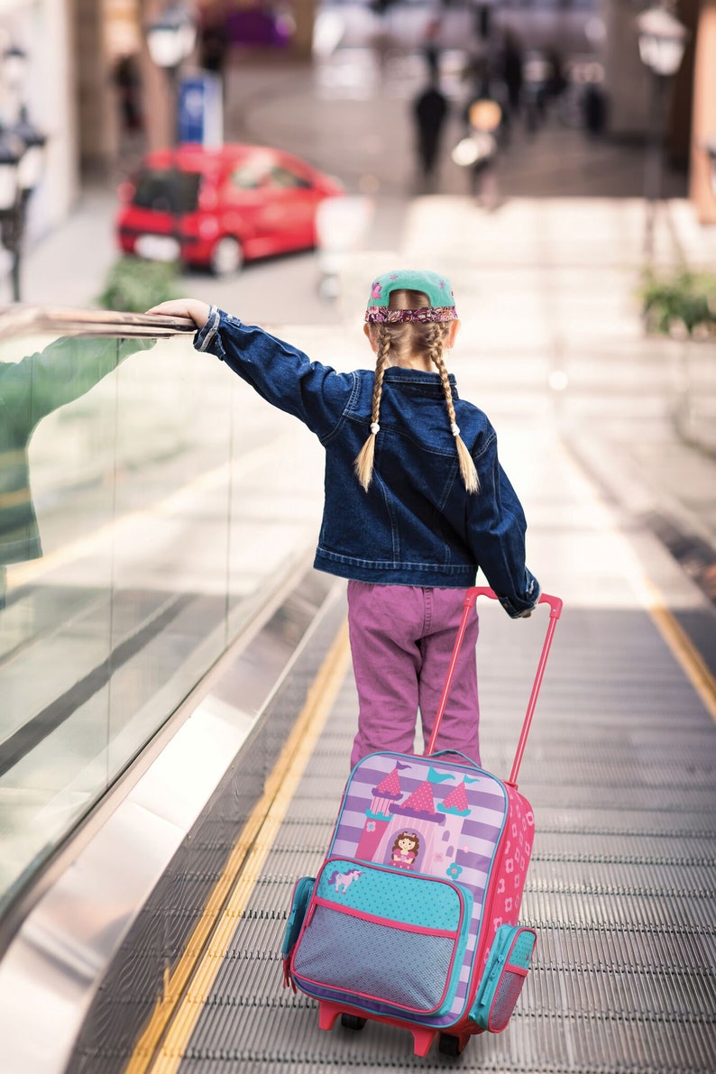 Personalized Kids Rolling Luggage, Stephen Joseph Travel Bag - Etsy