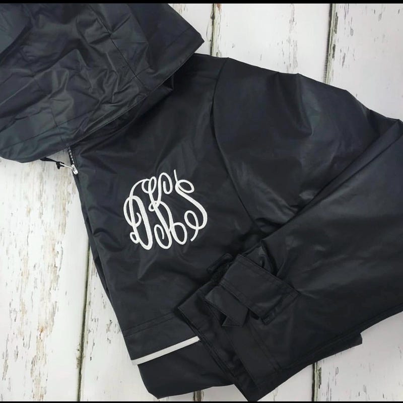 Printed Charles Rivers Rain Jacket - Etsy
