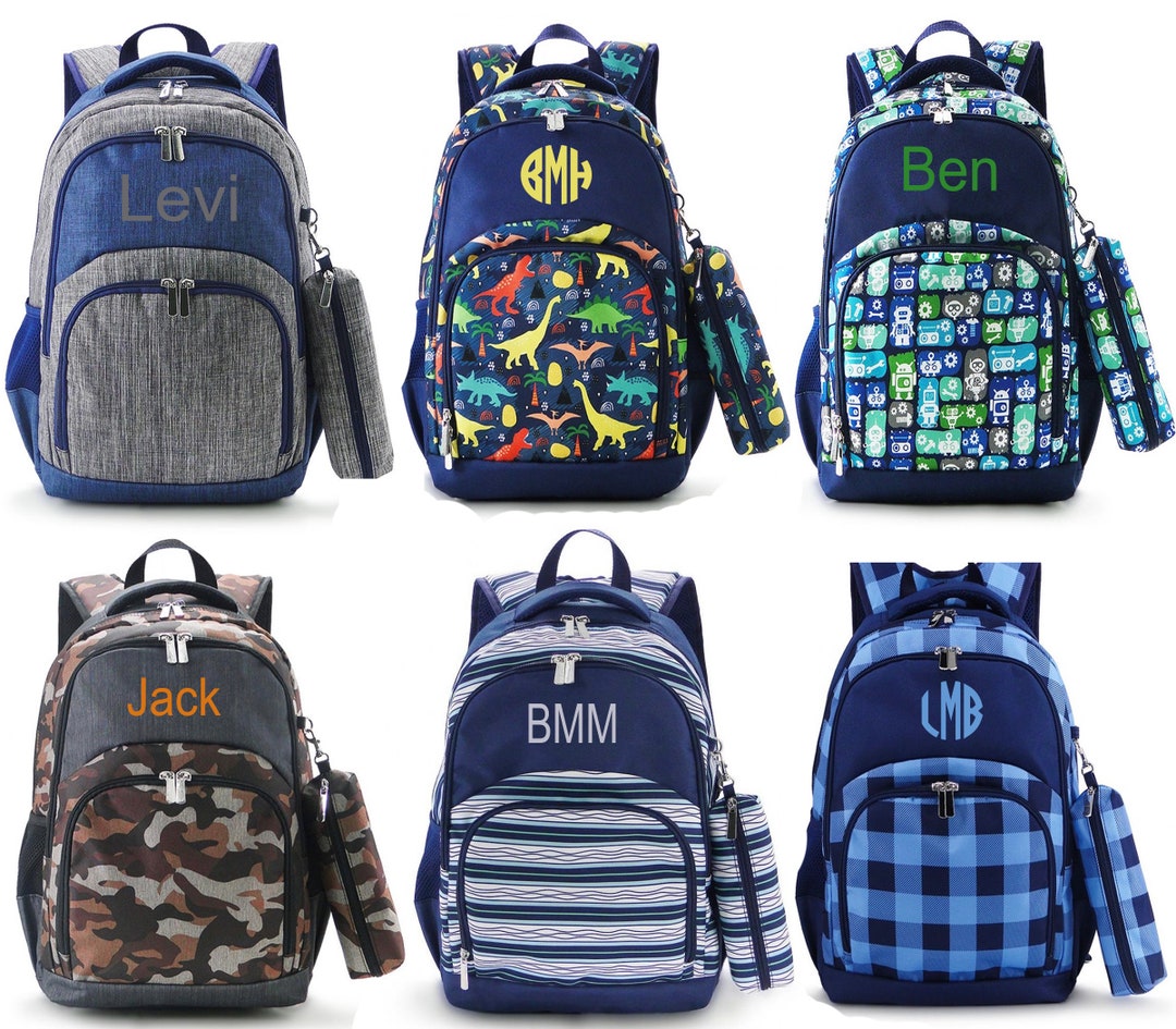 Personalized Backpack for Boys / Back to School / Full Size Backpack ...