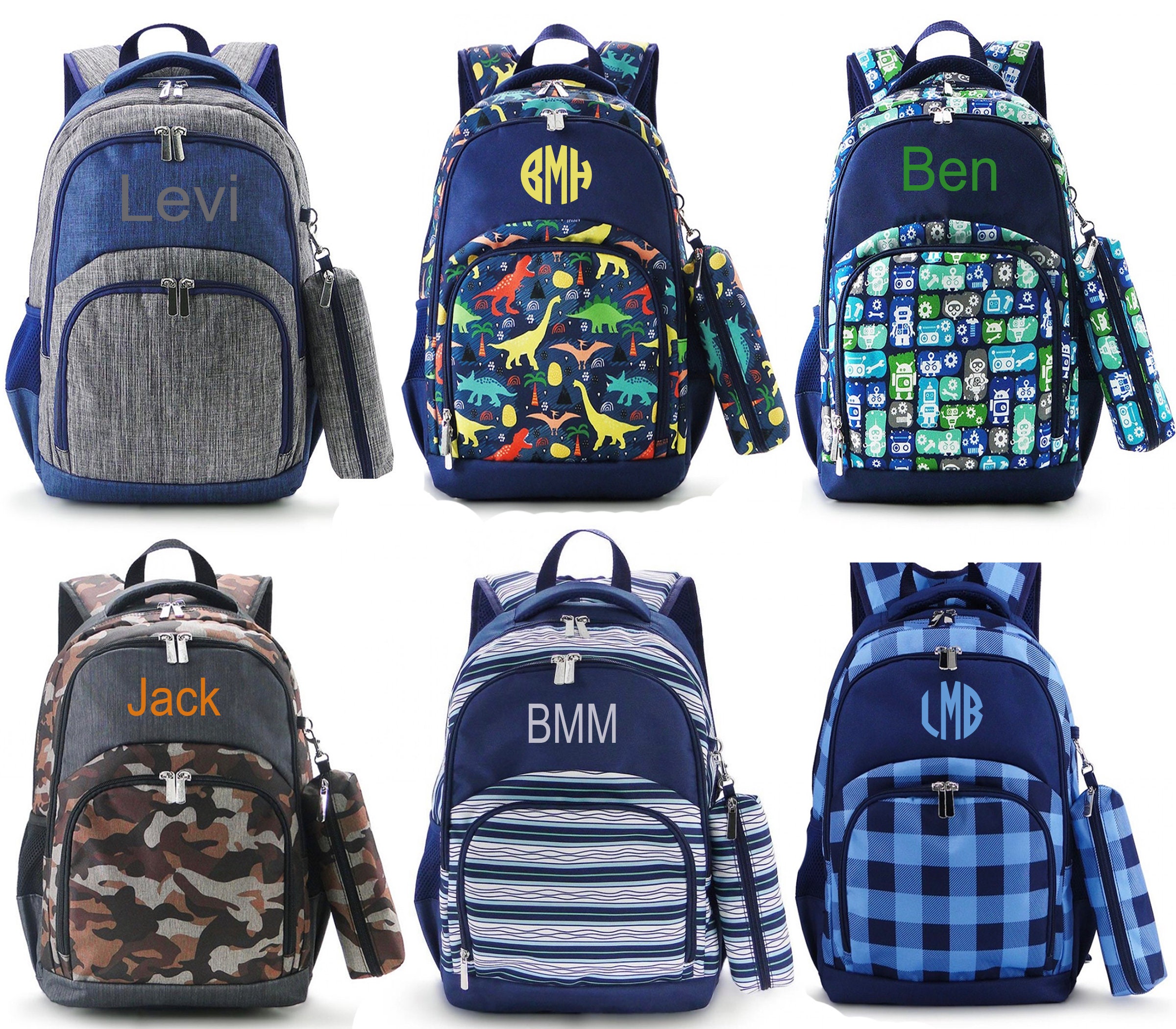 Personalized Backpack / Back to School / Full Size Backpack / - Etsy