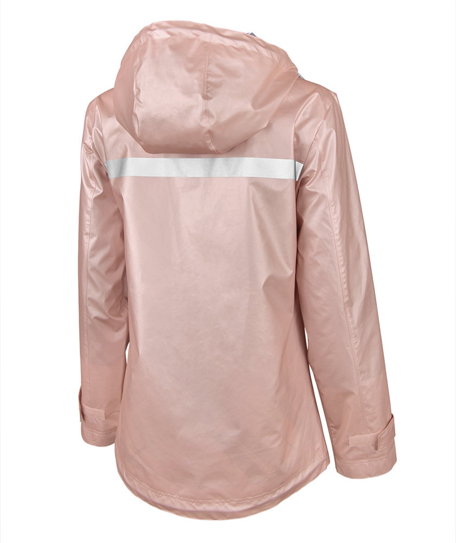 Rain Jacket / Rose Gold Rain Jacket / Monogrammed Rose Gold - Etsy