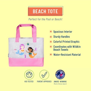 Kids Beach Bag, Personalized Children's Beach Tote, Toddler Beach Bag ...