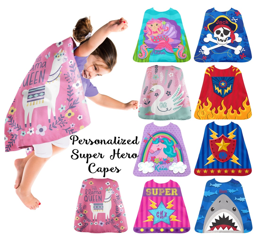Personalized Capes / Kid's Dress up Cape / Pretend Play / Party Favor ...