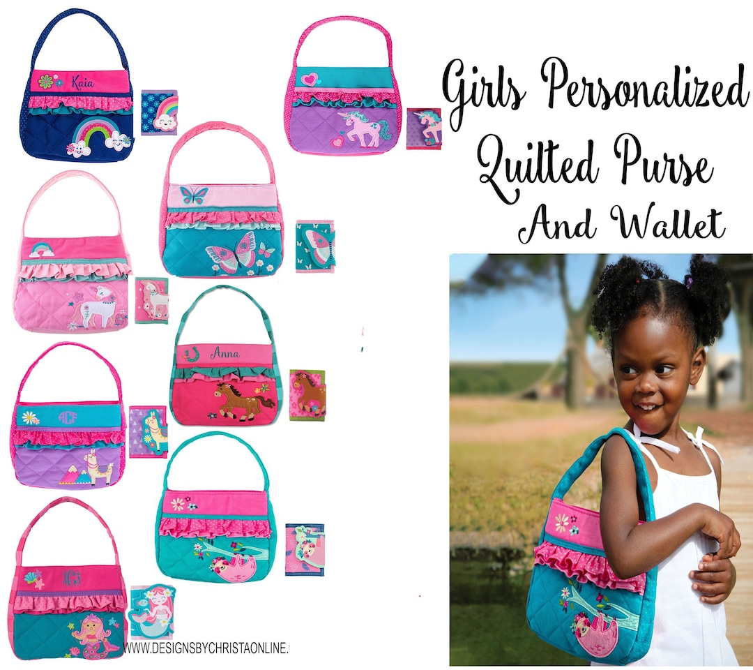 Personalized Toddler Purse and Wallet for Little Girls, Steven Joseph ...