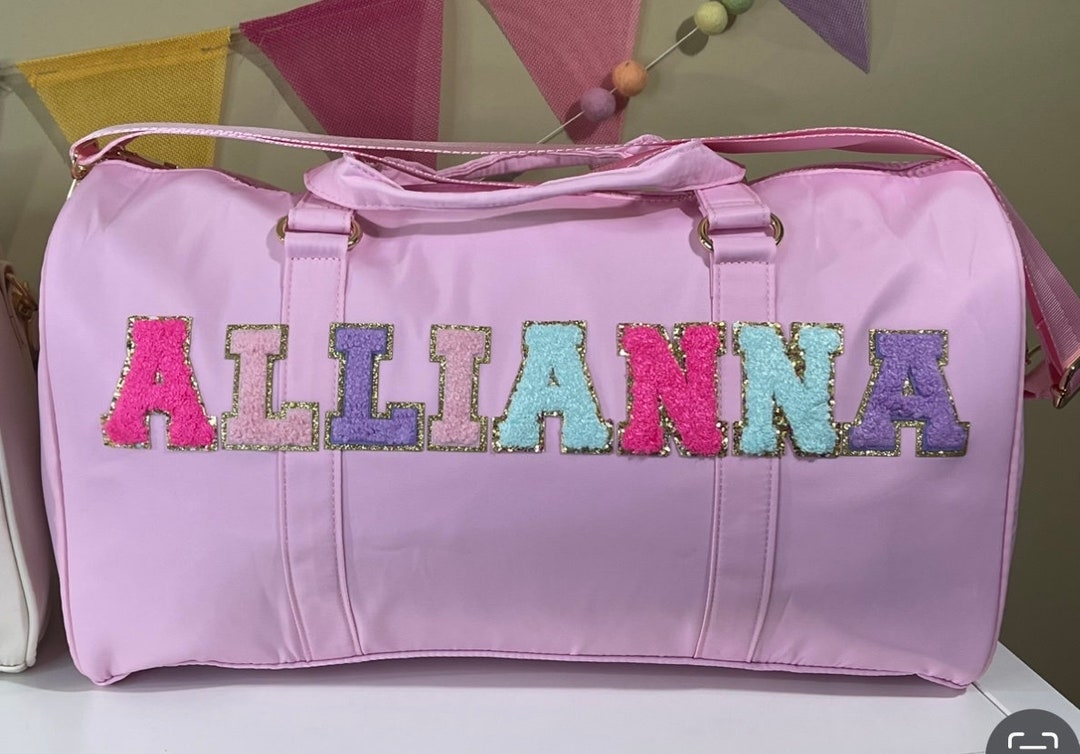 Children's Overnight Duffel Bag With Varsity Chenille Patch Letters ...