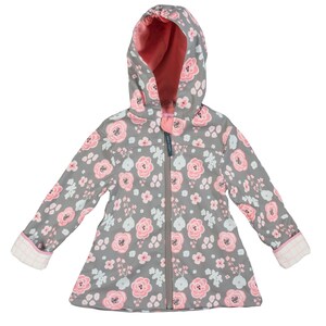 Girls' Flower Raincoat Set: Personalized Kids Rain Jacket, Boots ...