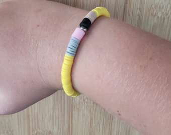 Clay Bead Pencil Bracelet - Etsy