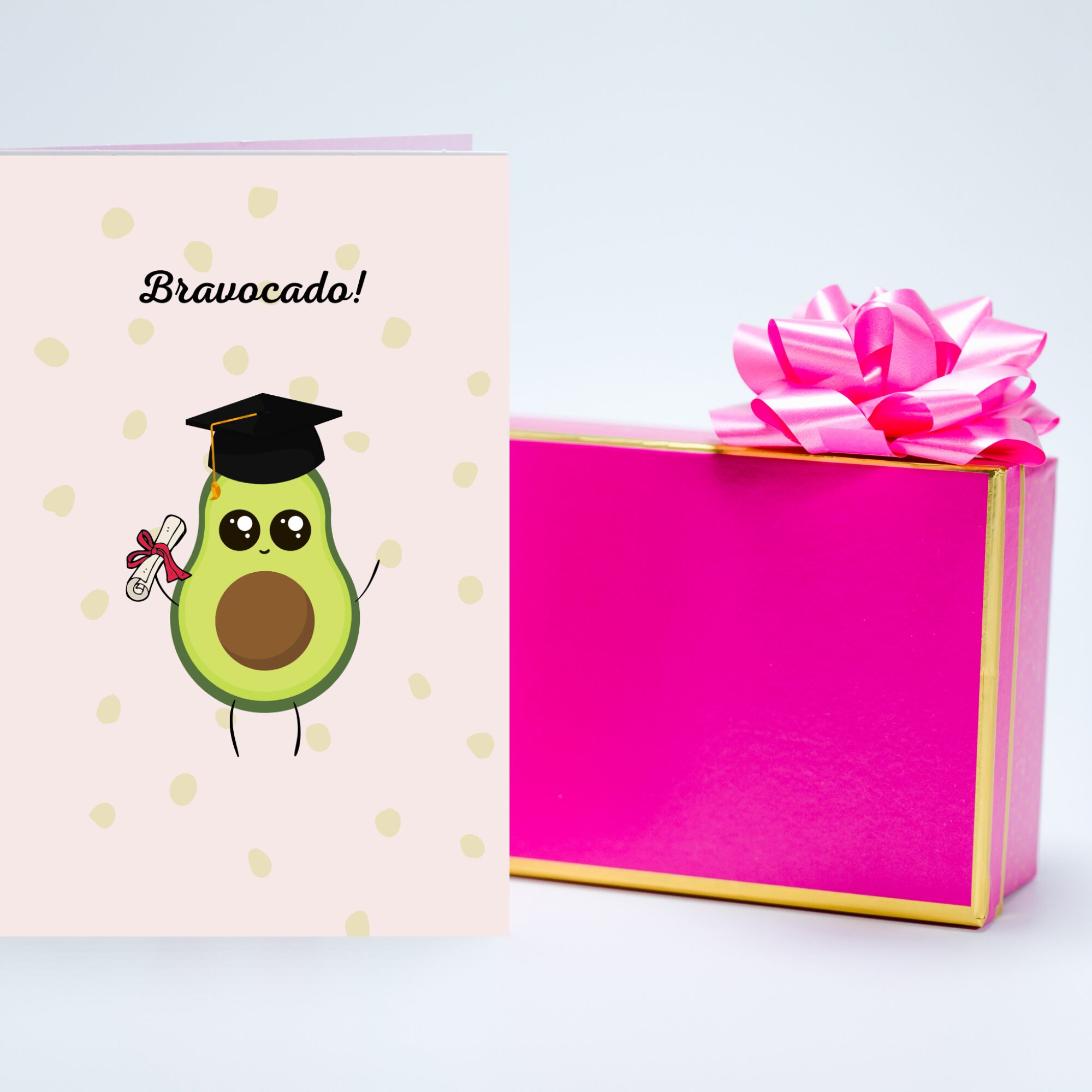 Printable Graduation Card "bravacado" - Etsy