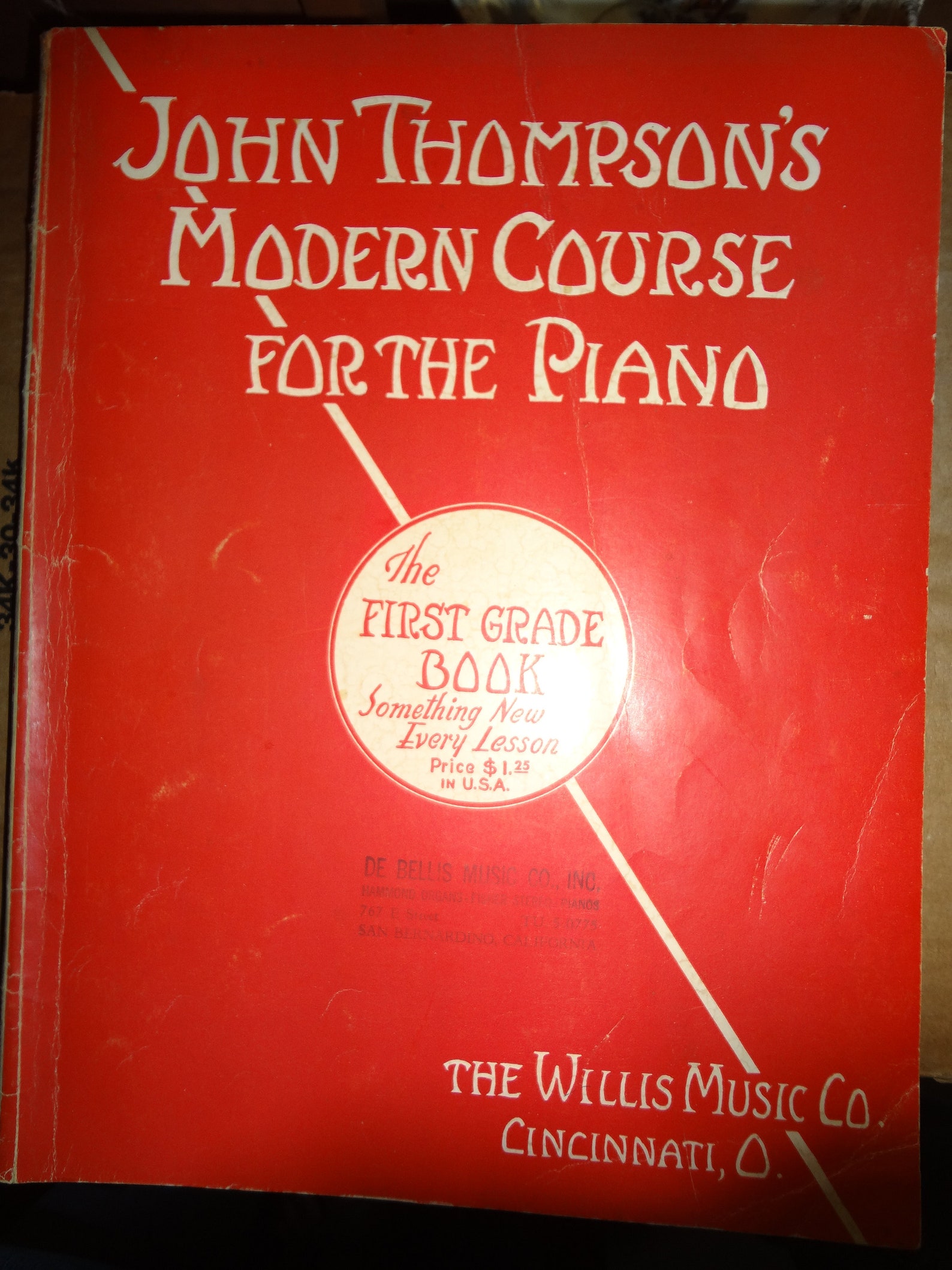 Lot of 5 Vintage Piano sheet music books | Etsy