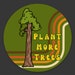 Plant More Trees Sticker. Nature Sticker. Environmentalism. Retro ...