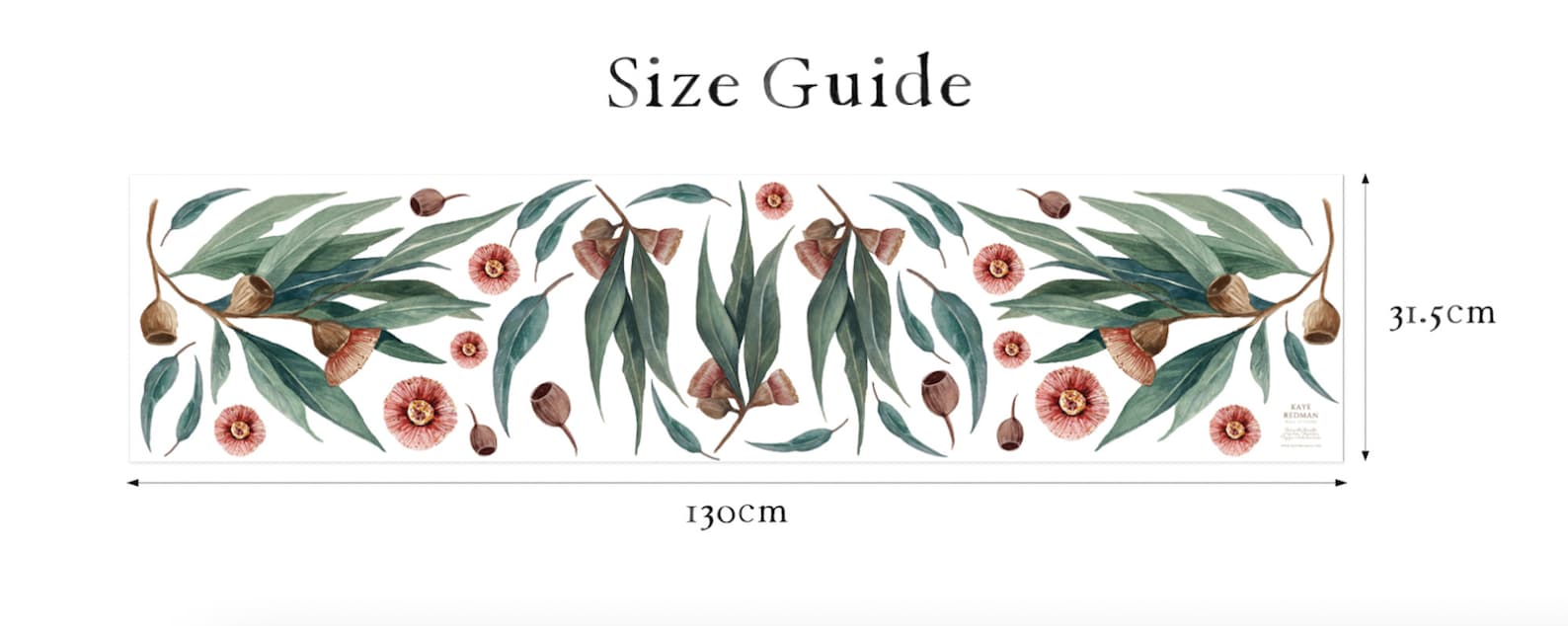 Flowering Gum Decals / Australian Native / Gum Leaves / Wall - Etsy ...