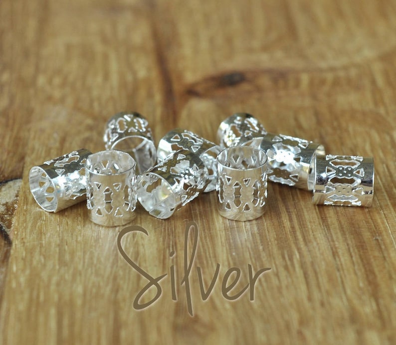 Dreadlock Cuffs Metal and Expandable for Dreads and Braids - Etsy