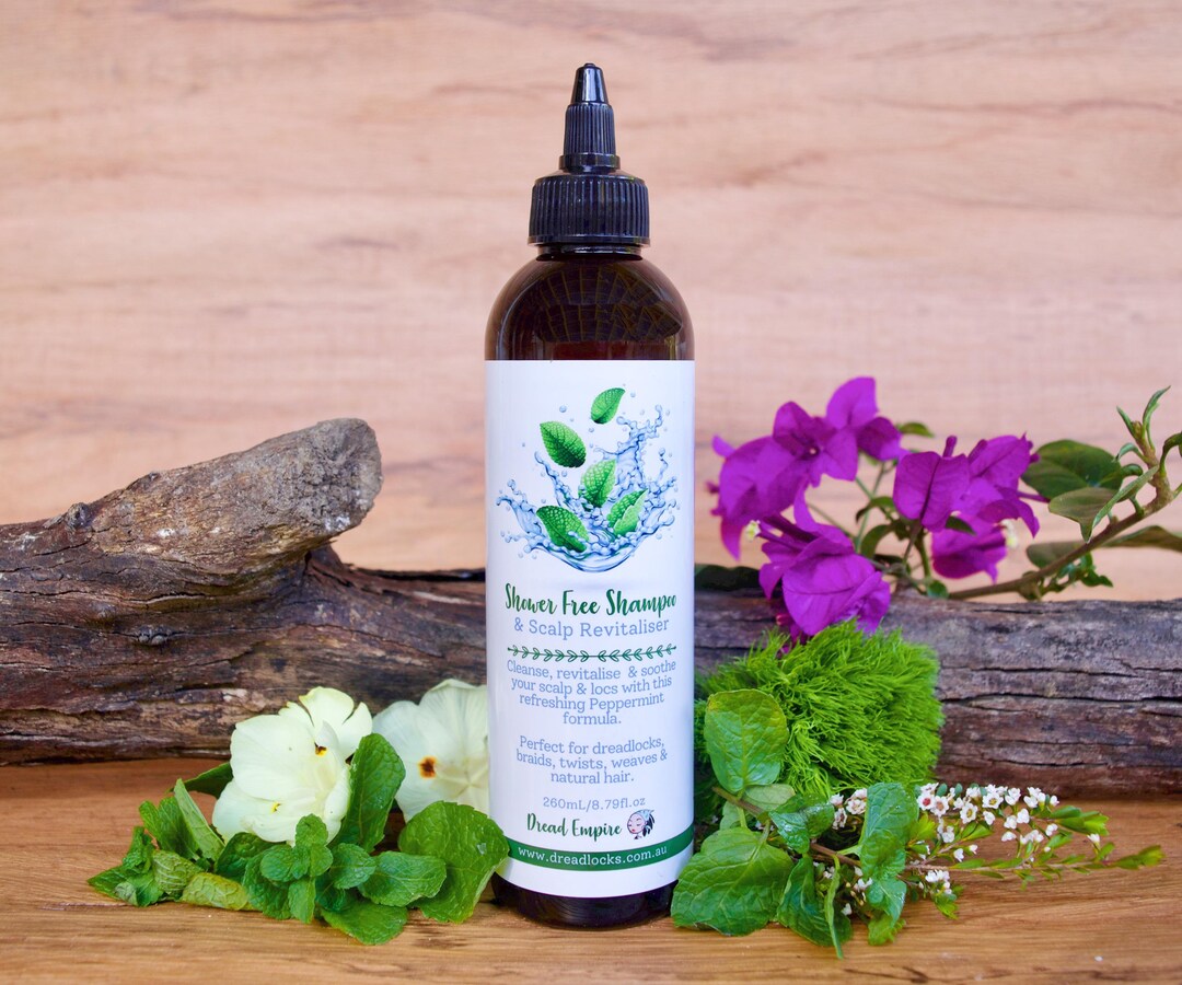 Shower Free Dry Shampoo for Dreadlocks & Braids. Peppermint Tea and ...