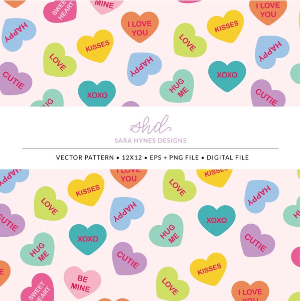 Conversation Hearts - Etsy