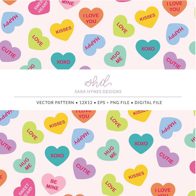 Conversation Hearts - Etsy