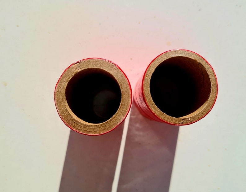 50 Super Thick WALLED SALUTE Tubes Shells 1 X 2-1/2 X 187 & 100 Plastic ...