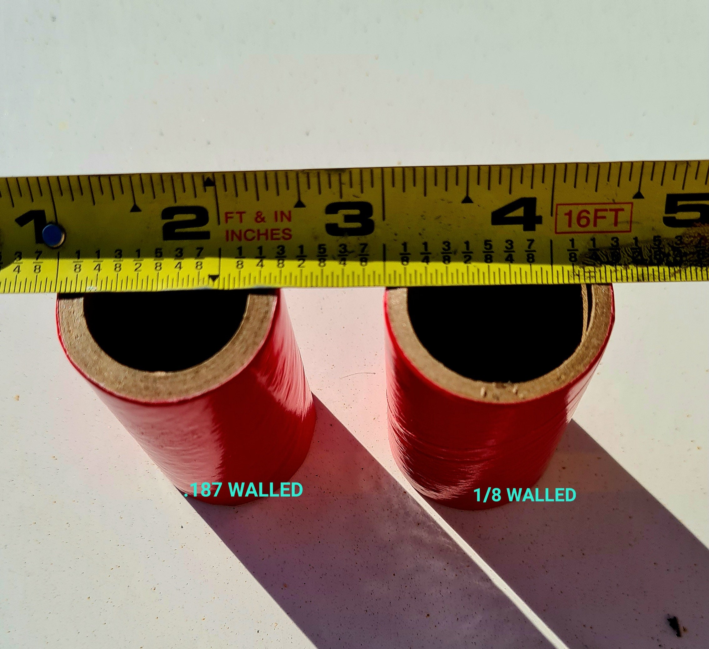 50 Super Thick WALLED SALUTE Tubes Shells 1" X 2-1/2" X 187" & 100 ...