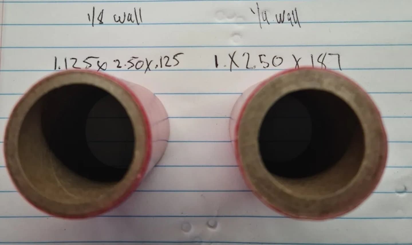 50 Super Thick WALLED SALUTE Tubes Shells 1" X 2-1/2" X 187" & 100 ...