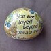 Apple Blossom Rock Painting, Art on Rock, Decorative Stone, Home Decor ...