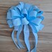 Light Blue Bow, Baby Blue Bow, Bow for Spring, Spring Decorative Bow ...