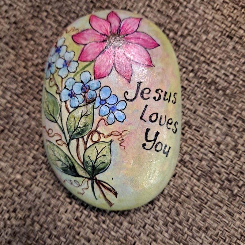 Christian Painted Rocks - Etsy