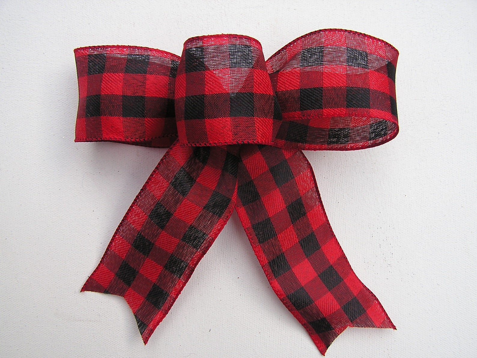 Holiday Window Bows Red Plaid Bows for Window Decor - Etsy 日本