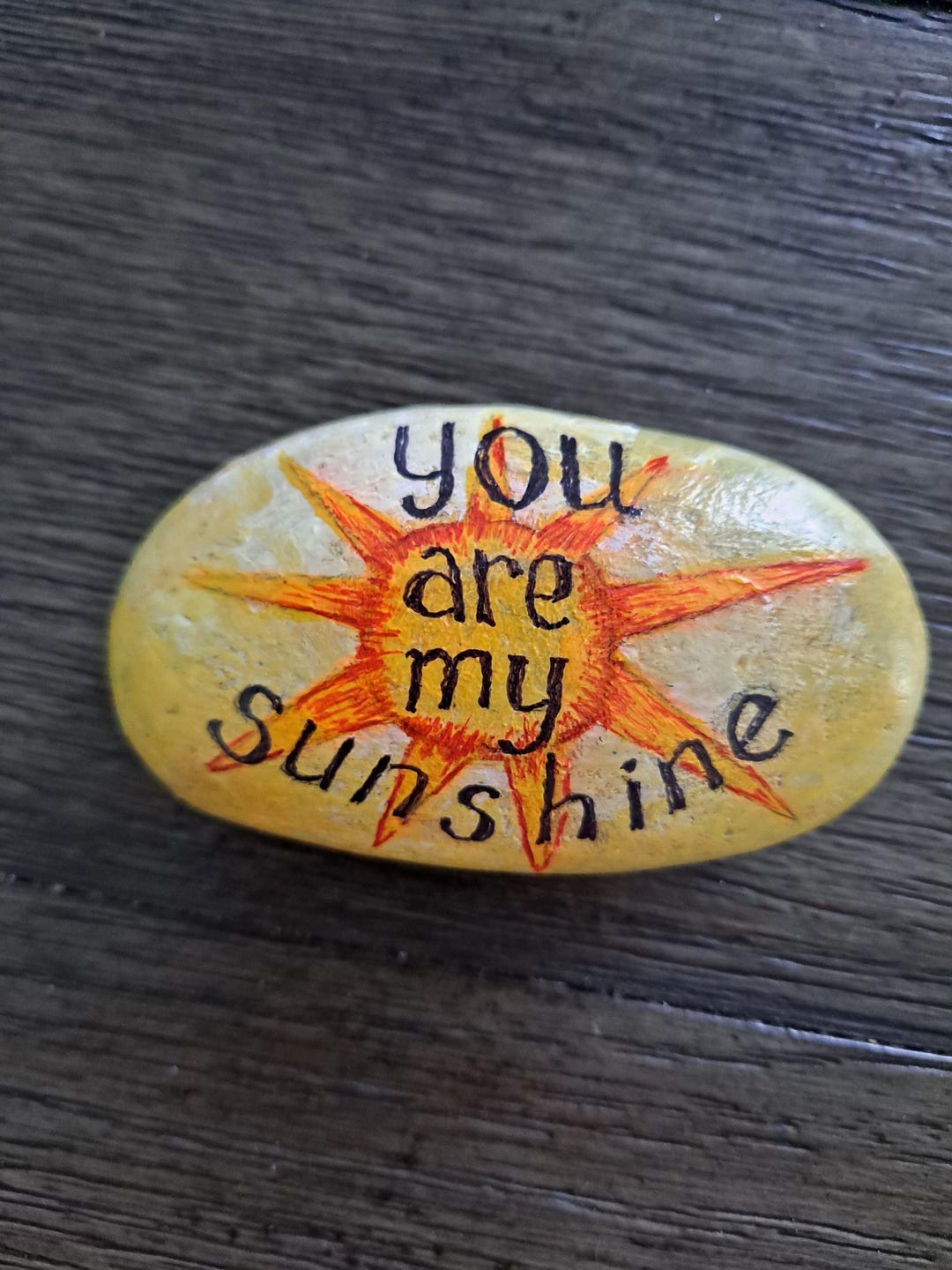 Painted Rustic Rock, Home Sweet Home Sign, Handwritten Art Rock, You ...