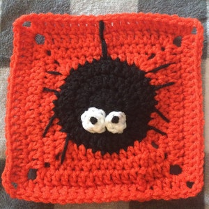 CROCHET PATTERN - Halloween Square - Spider - PATTERN - Etsy