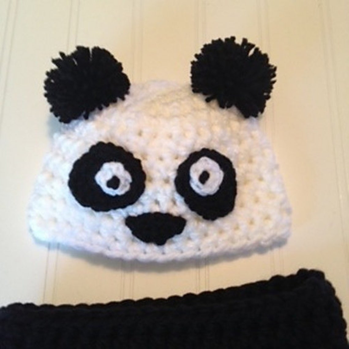 CROCHET PATTERN Newborn Baby Panda Hat and Cocoon Sack - Etsy