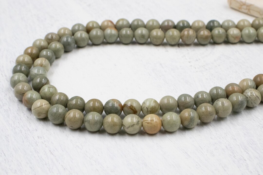 6mm Verdite Serpentine Beads Jewelry Supplies Natural Beads 6mm - Etsy