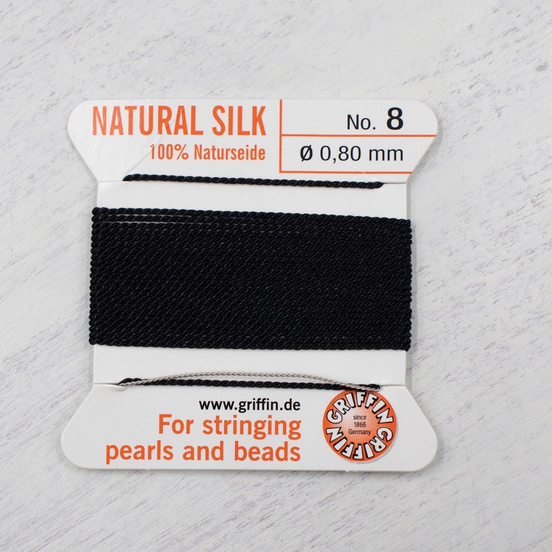 Black Silk Thread - Etsy