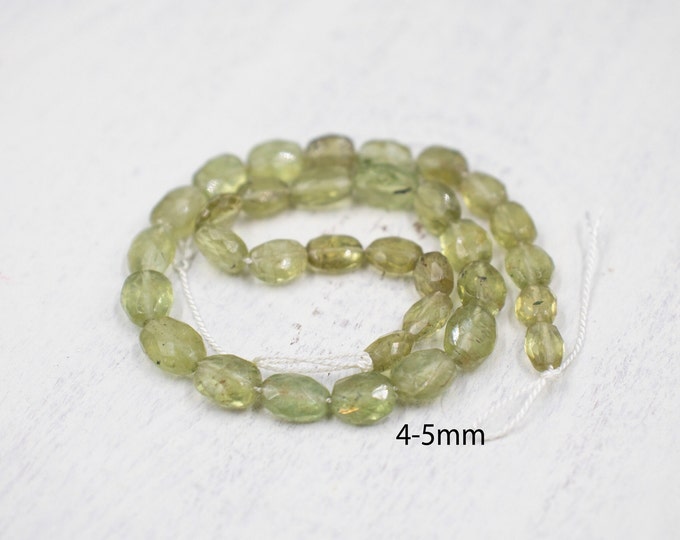 Faceted Grossular Garnet Gemstones | Oval Gemstone | Natural Gemstone ...