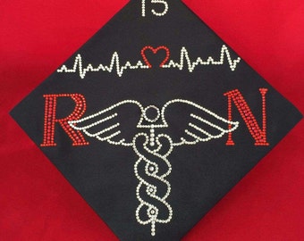 Nursing graduation cap | Etsy