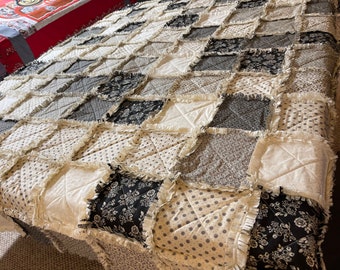 King Rag Quilt | Etsy