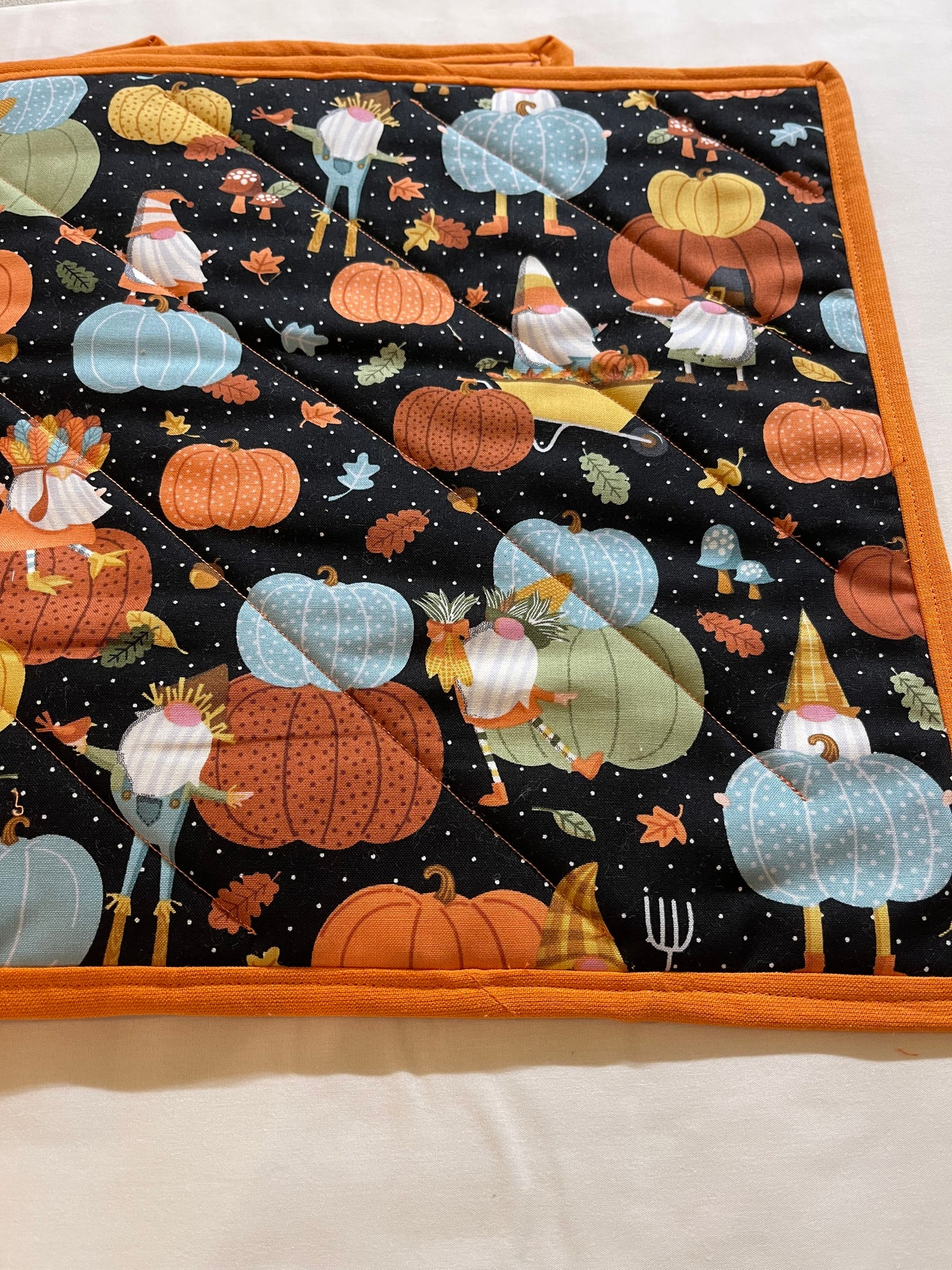 Gnome Fall Handmade Placemats. - Etsy