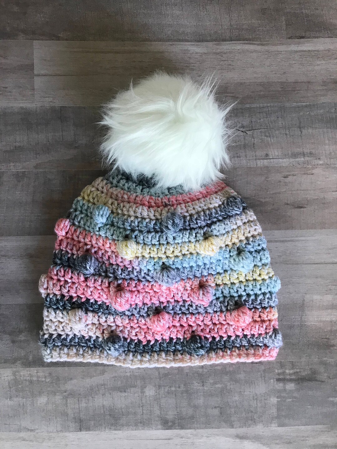 Crochet Bobble Hat| Crochet Hat Pattern|crochet Hat| Crochet Bobbles ...