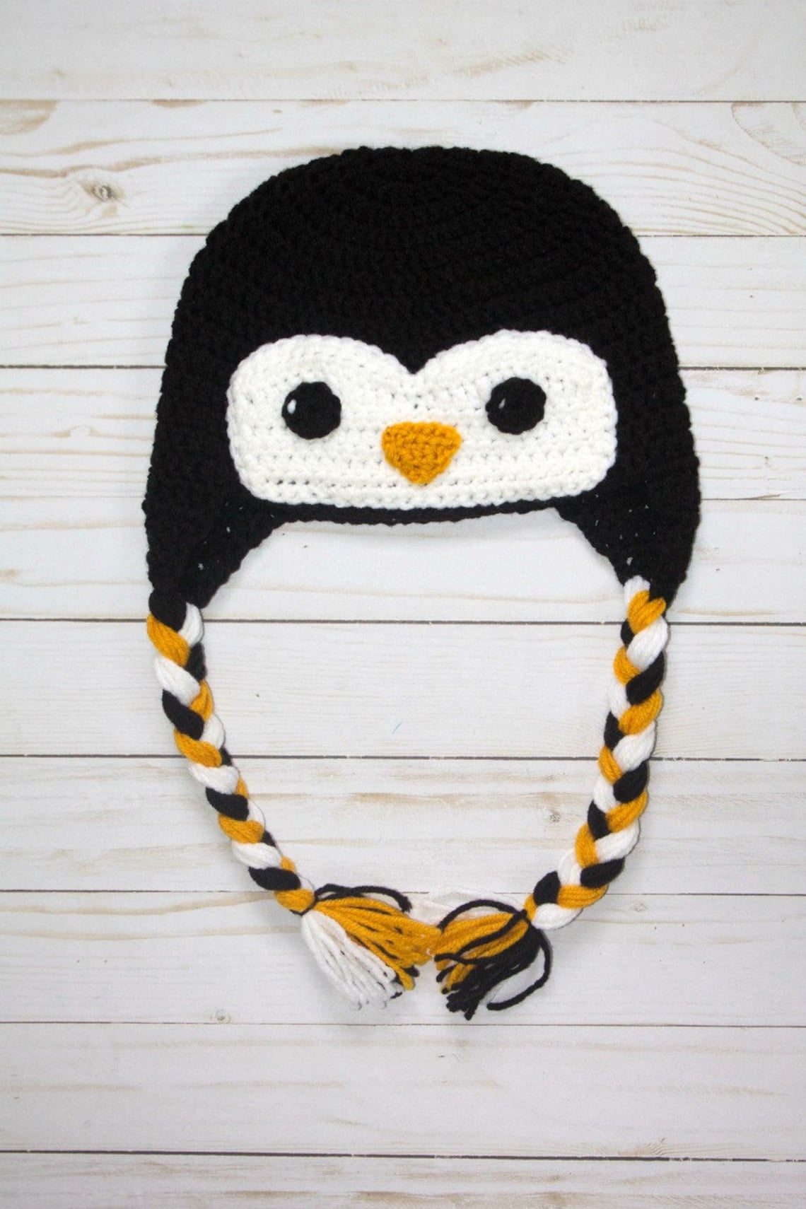 Crochet Penguin Hat Crochet Hat Pattern Penguin Penguin - Etsy
