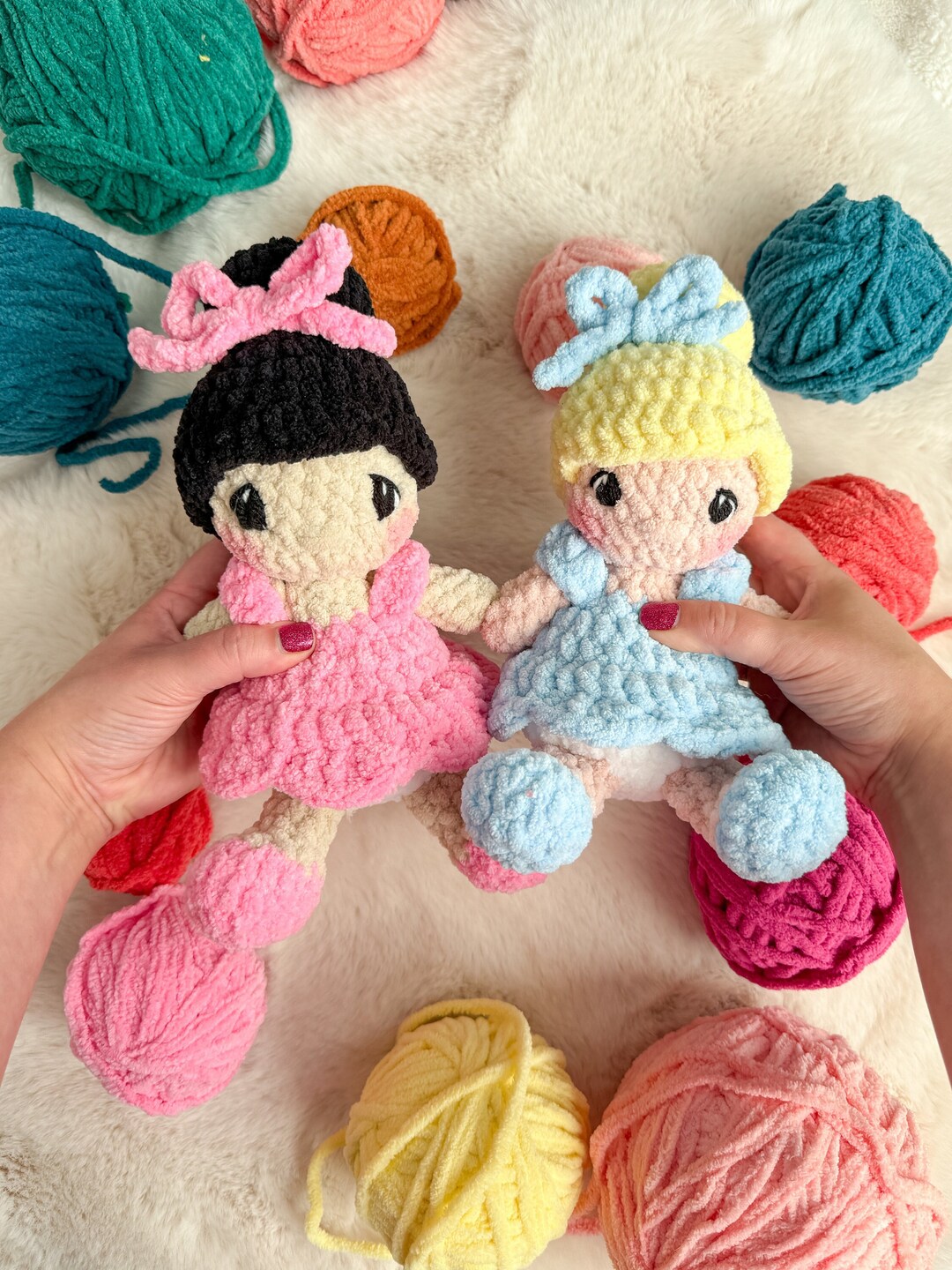 Crochet Squishy Baby Princess Plush Amigurumi Pattern - Etsy