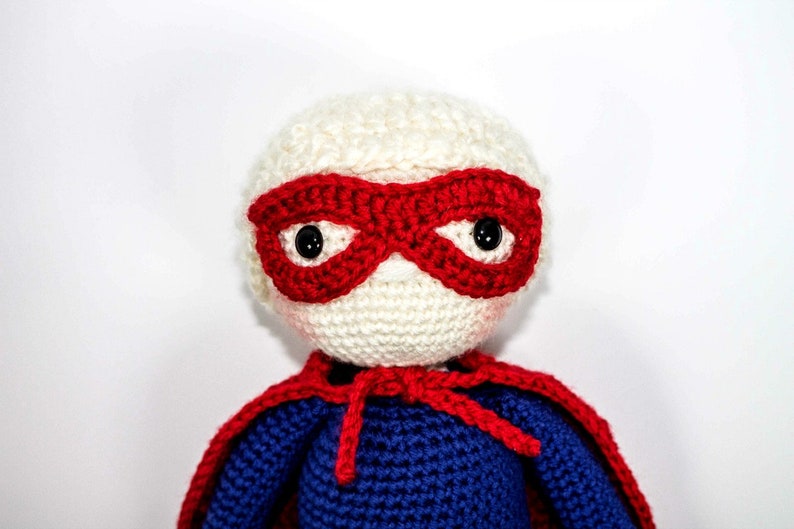 Crochet Super Hero Crochet Doll Pattern Amigurumi Doll Pattern Super ...