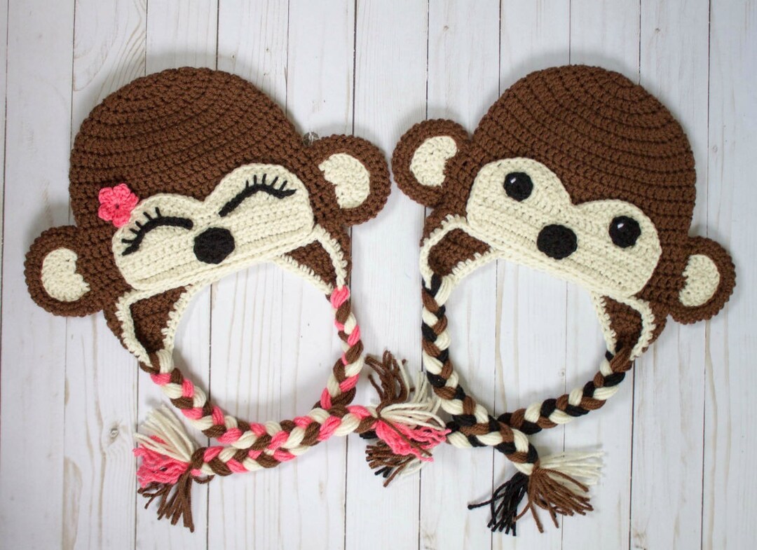 Crochet Little Monkey Hat| Crochet Hat Pattern|crochet Hat| Crochet ...