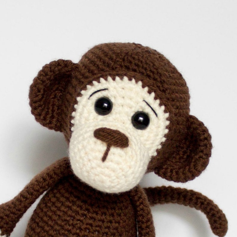 Crochet Monkey Patternfriendly Monkey Crochet Monkey - Etsy