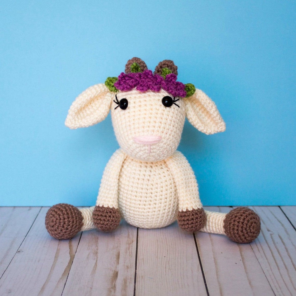 Crochet Goat Pattern|friendly Goat| Crochet Goat| Crochet Animal ...