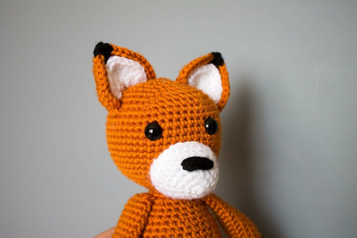 Crochet Fox Pattern Amigurumi Fox Pattern Fox Softy Crochet - Etsy