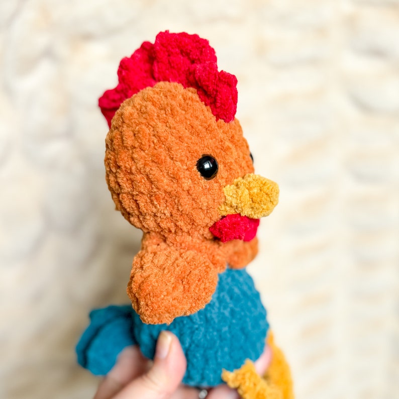 Crochet Squishy Chicken Plush Amigurumi Pattern - Etsy