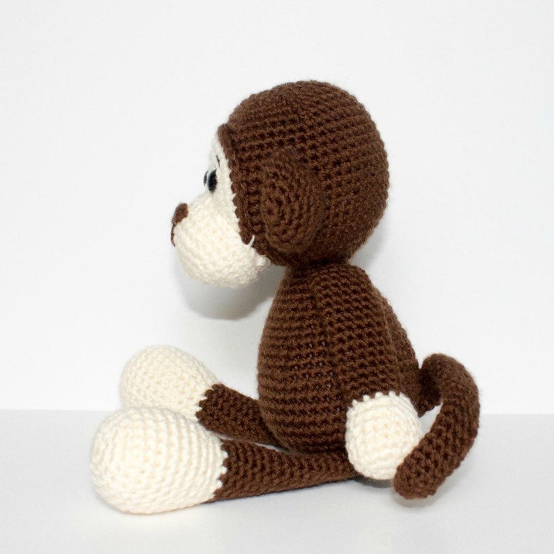 Crochet Monkey Patternfriendly Monkey Crochet Monkey - Etsy