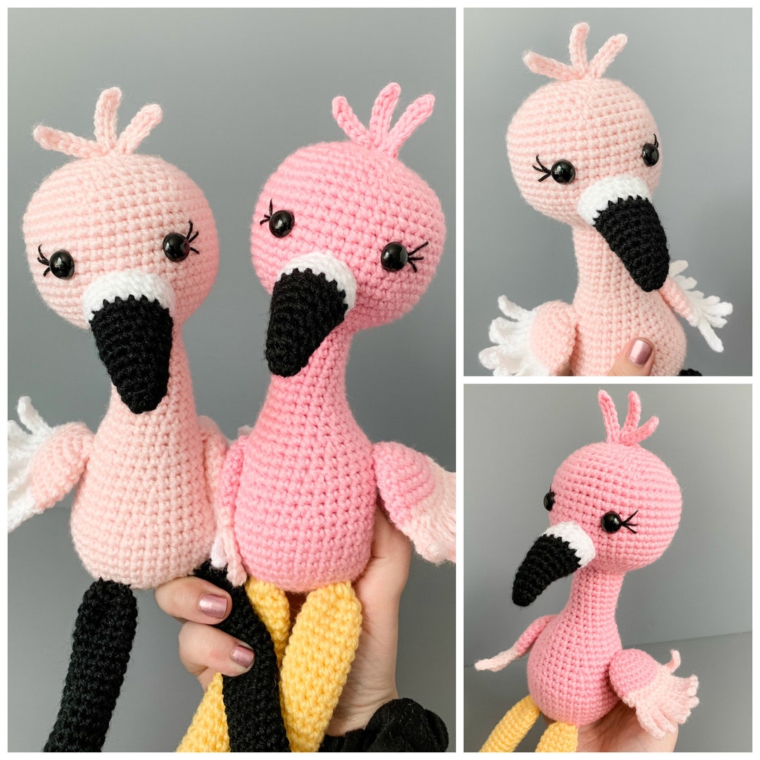 Crochet Amigurumi Flamingo Pattern - Etsy